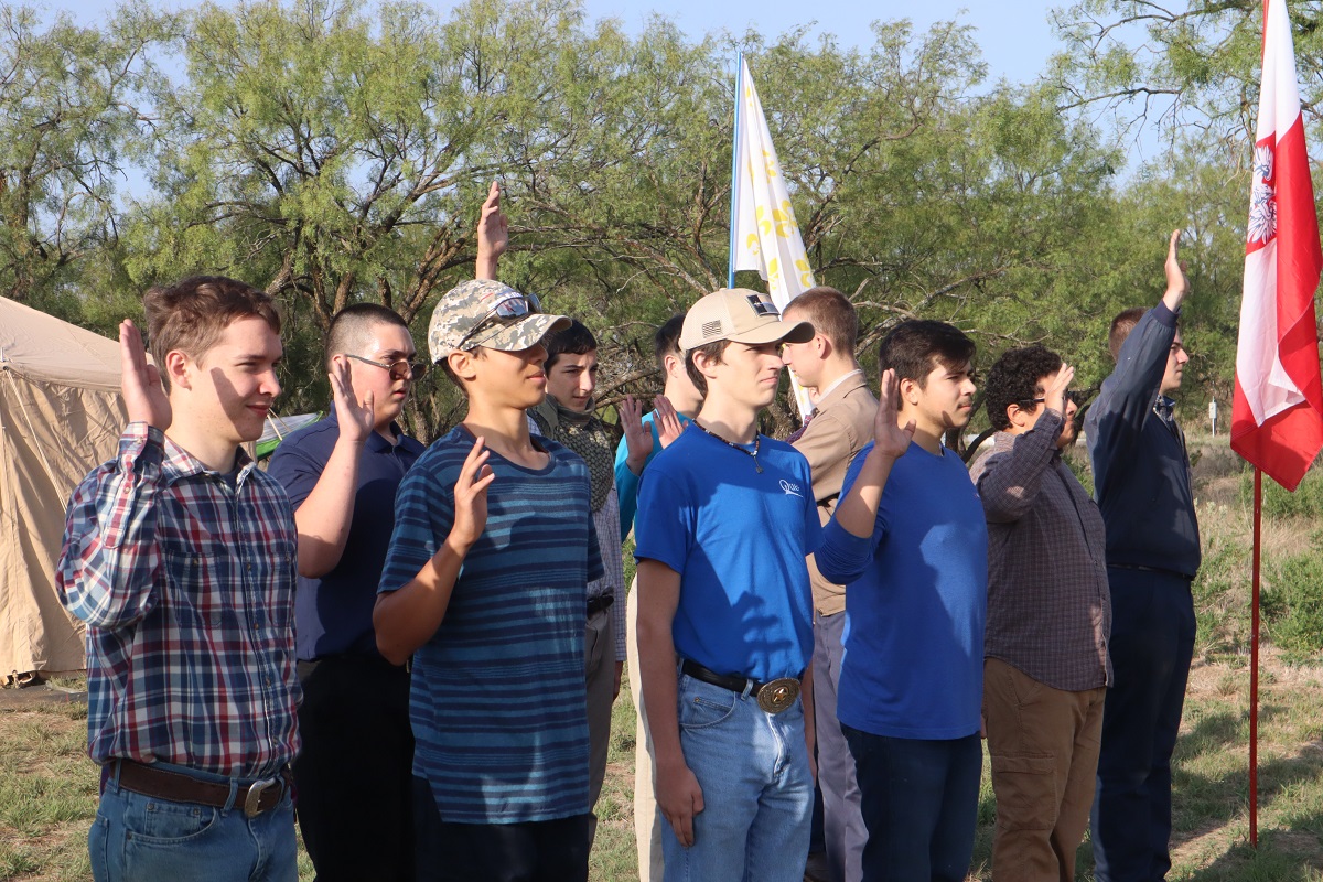 Catholic Call to Chivalry Weekend Turns Heads in Coleman, Texas - TFPLA.org