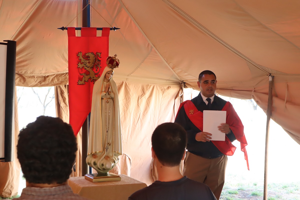 Catholic Call to Chivalry Weekend Turns Heads in Coleman, Texas - TFPLA.org